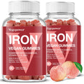 vegan iron gummies peach flavour