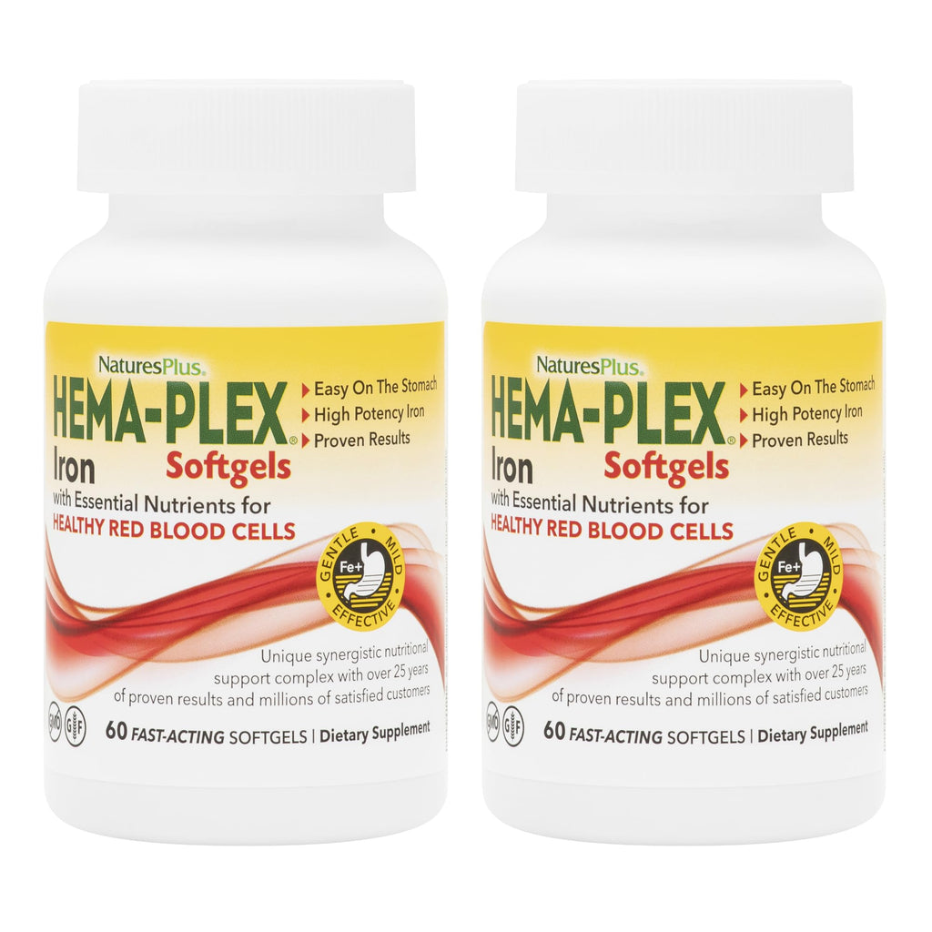 vegan iron softgels for blood health