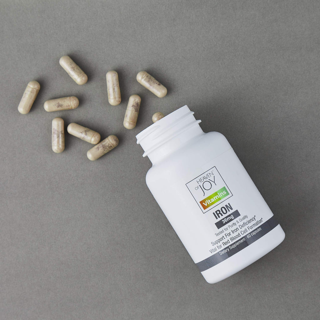 Vegan iron supplement for daily wellness