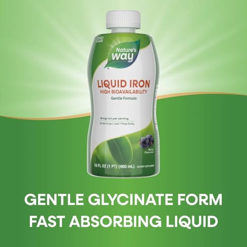 Vegan iron supplement with berry taste