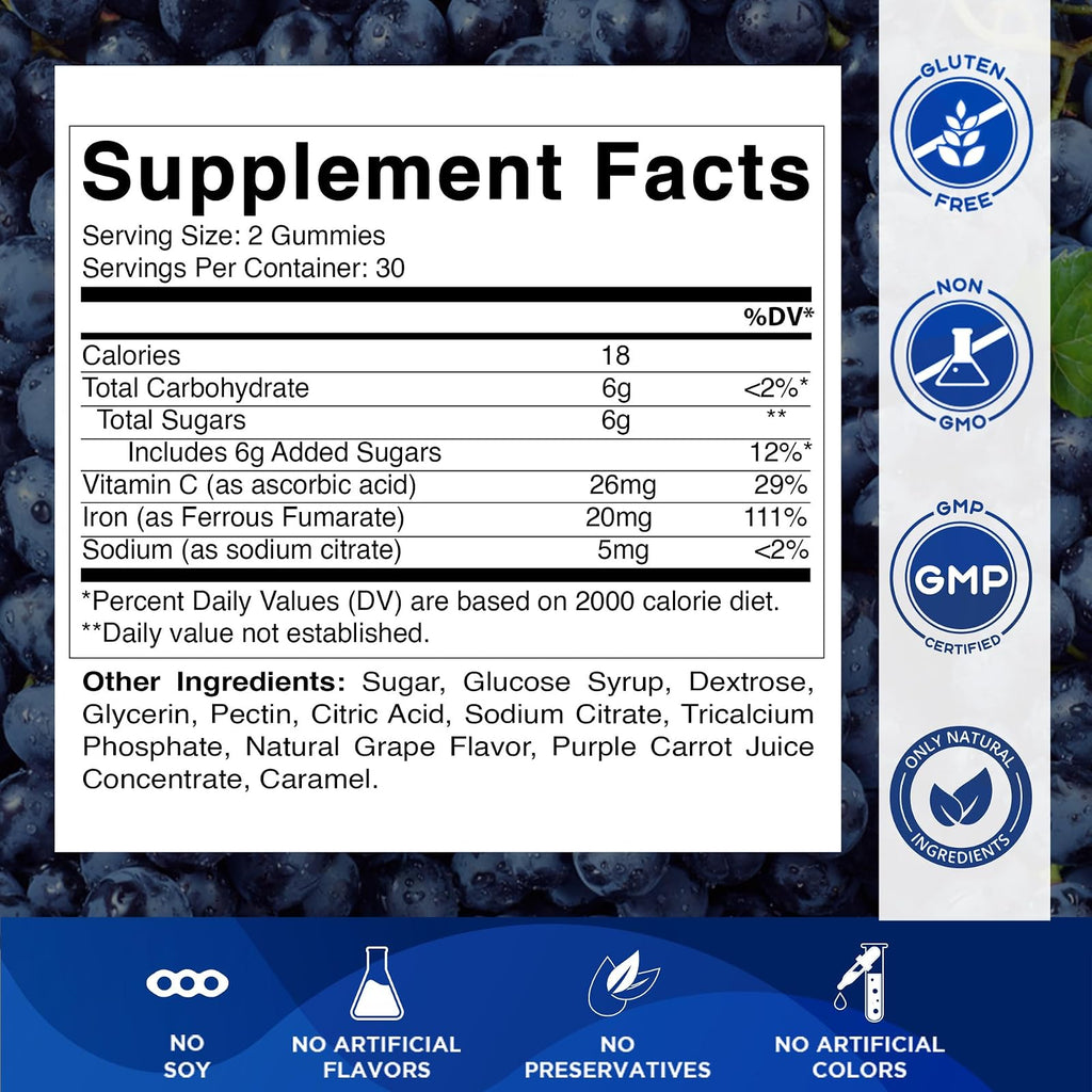 vegan iron supplement with bisglycinate