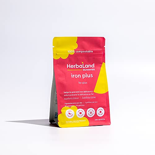 Vegan iron supplement with folate