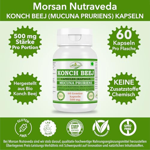 Vegan Konch Beej capsules for vitality