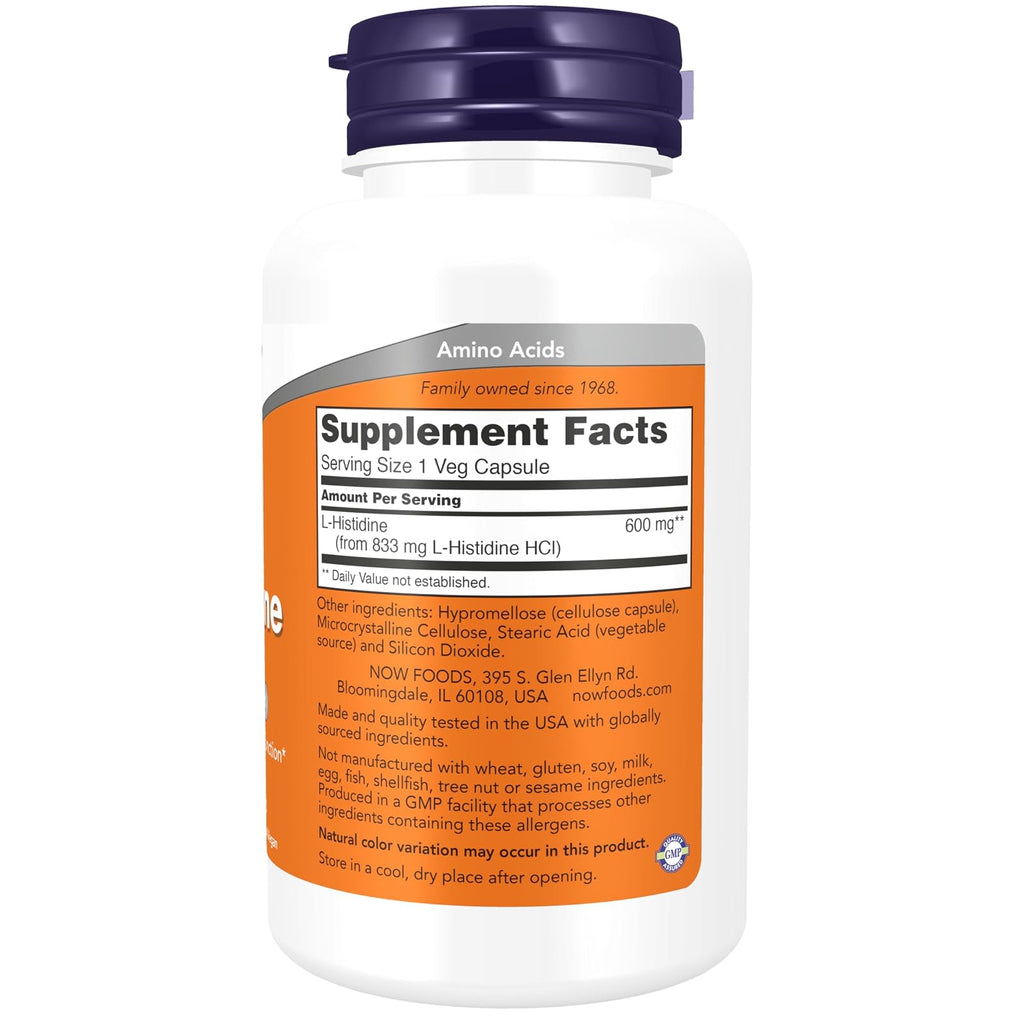 Vegan L-Histidine supplement for wellness