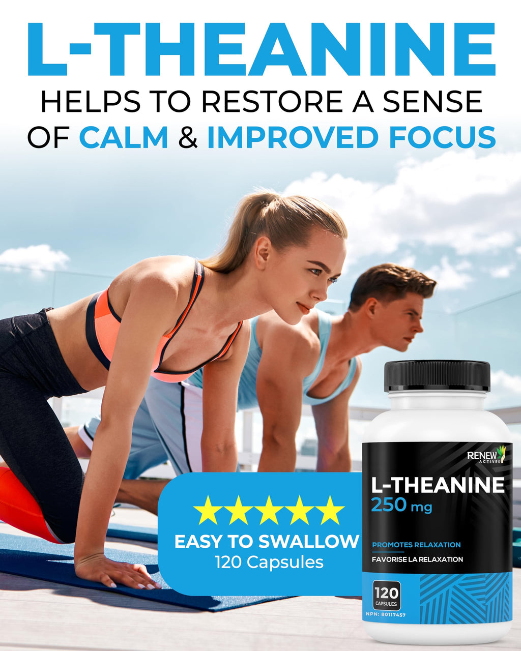 Vegan L-Theanine for mental clarity