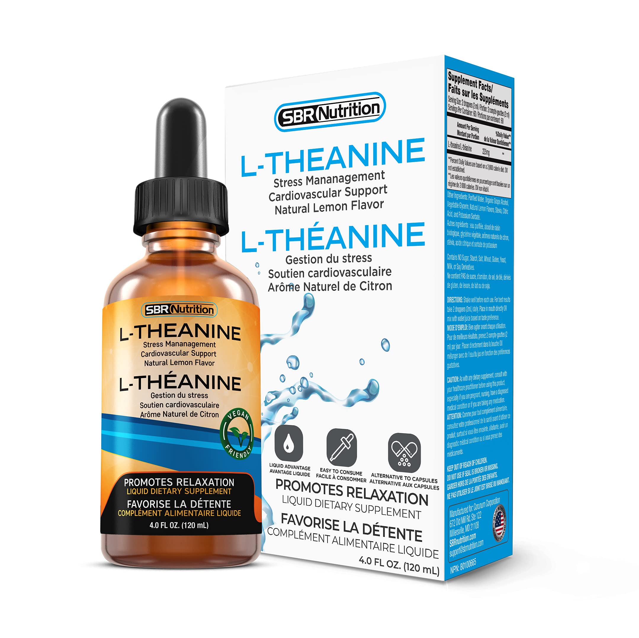 vegan L-Theanine for stress relief