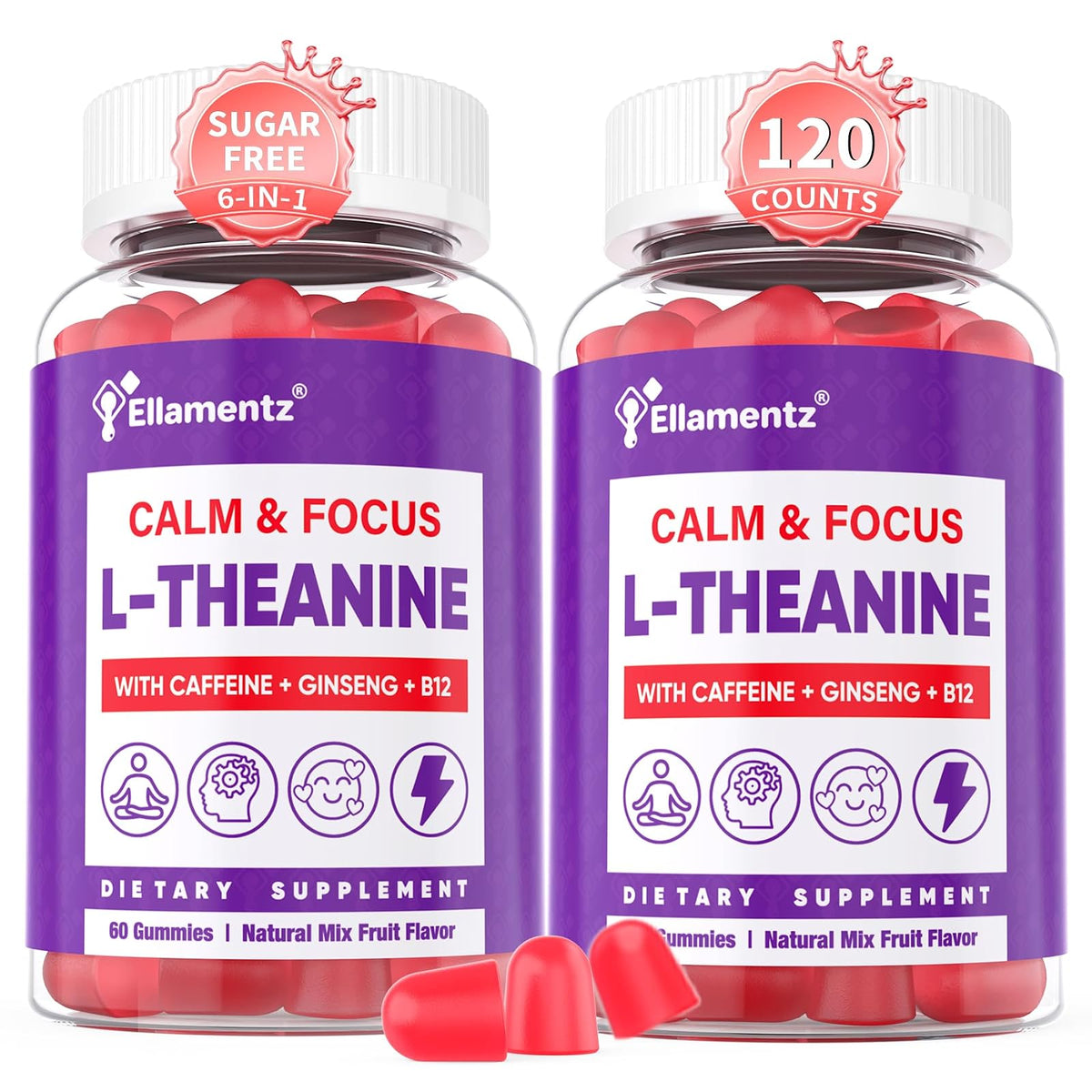 Vegan L-Theanine gummies for relaxation