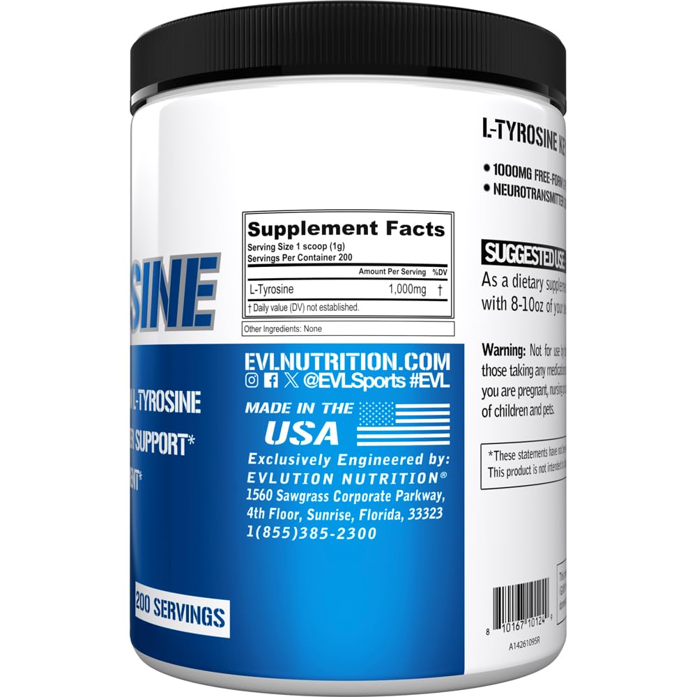 Vegan L-Tyrosine for mental clarity