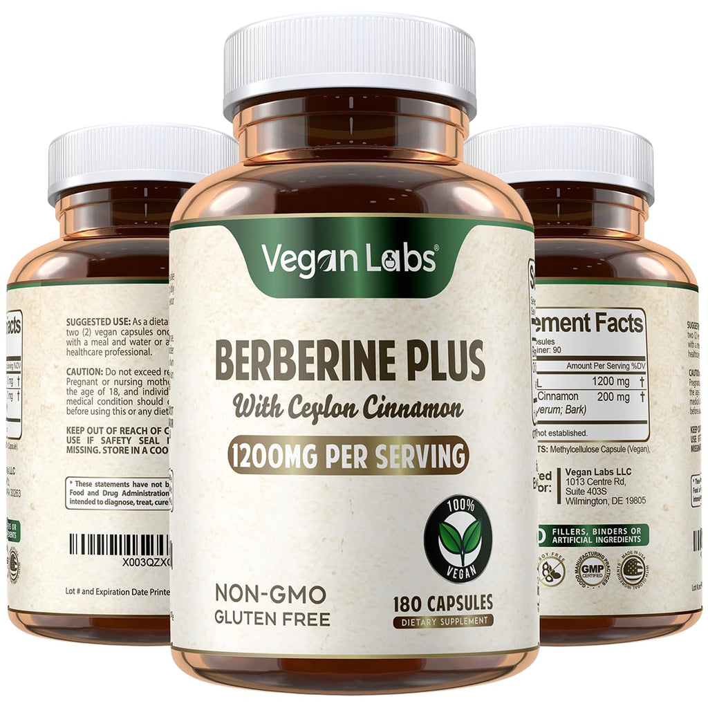 Vegan Labs berberine HCL capsules