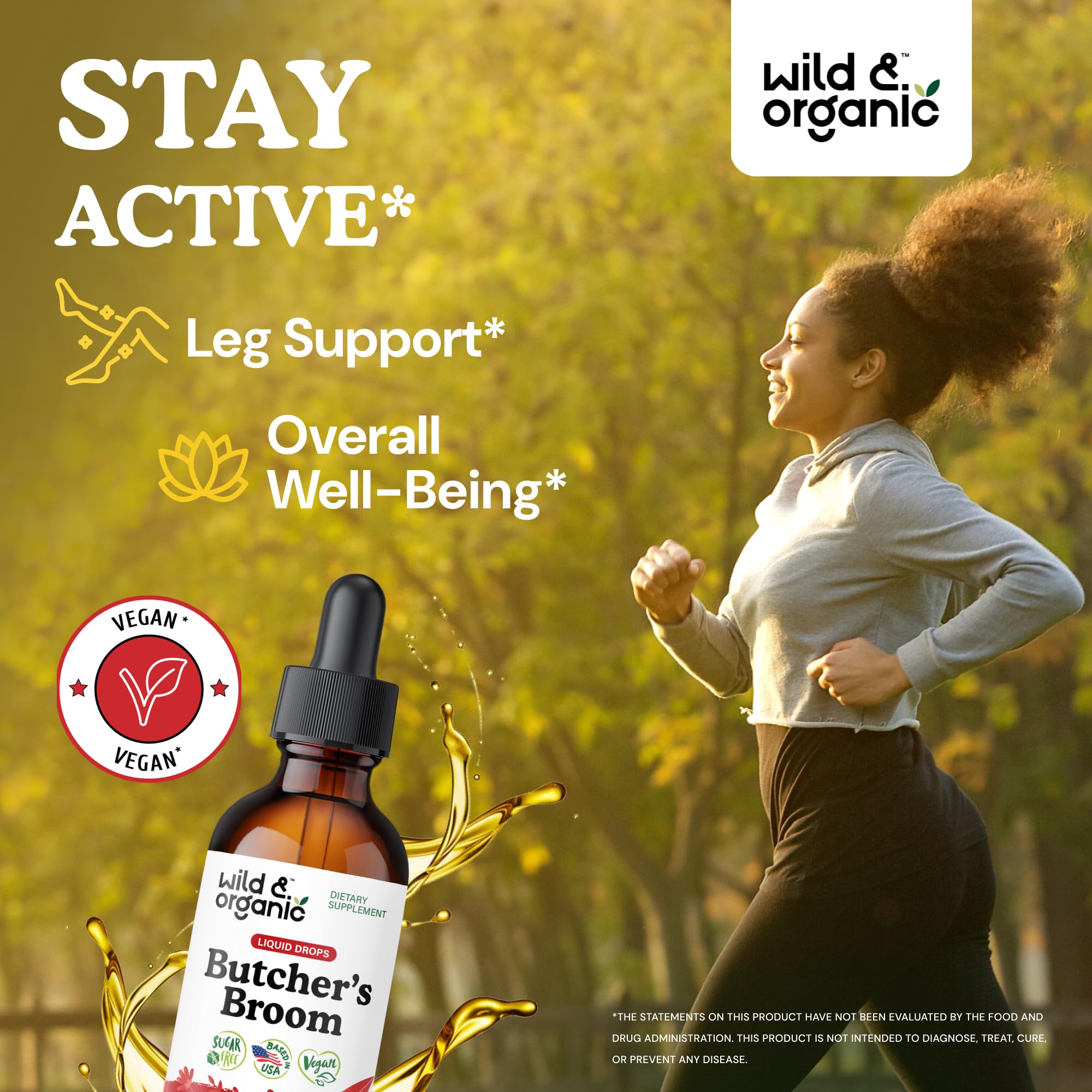 vegan leg support drops
