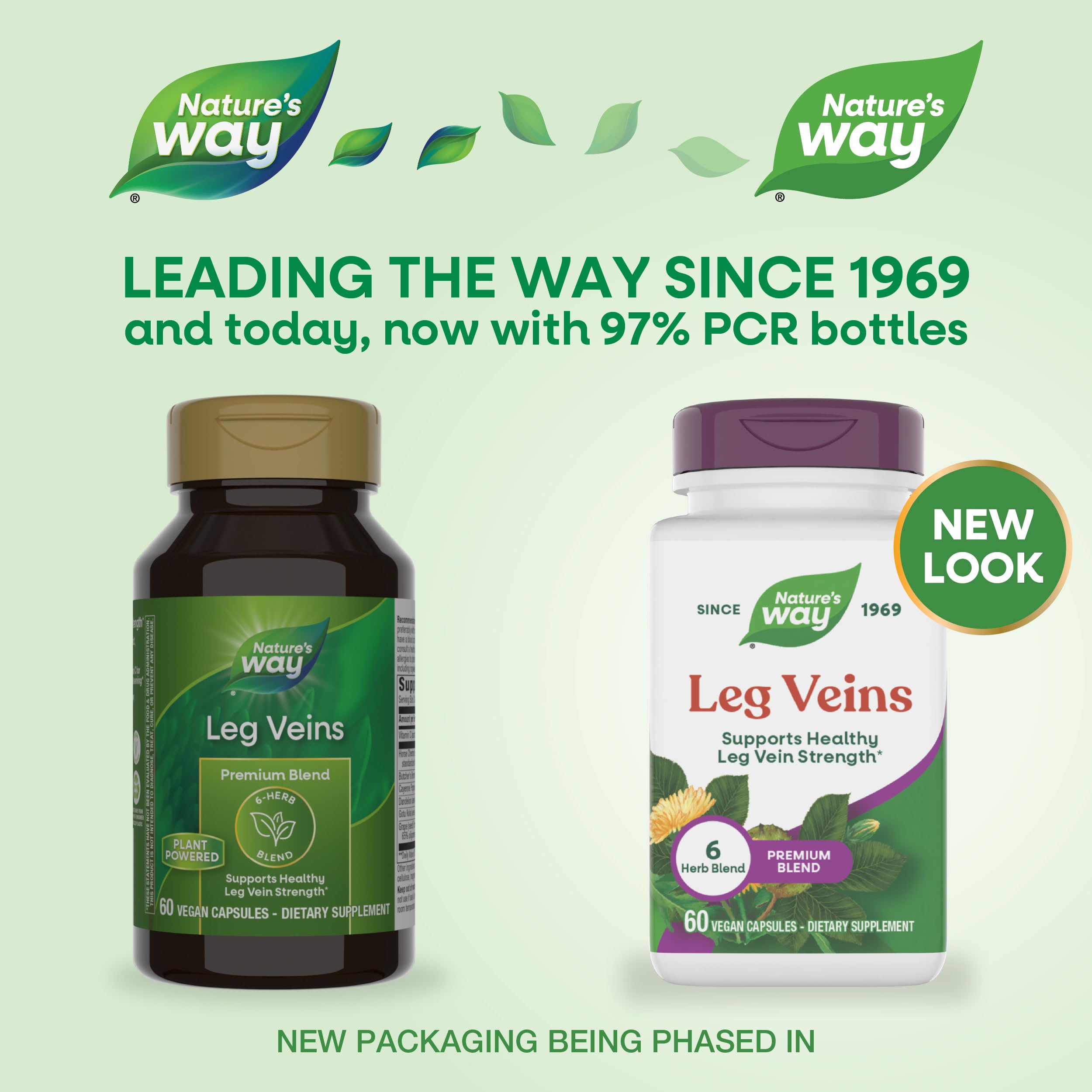 Vegan leg vein health capsules