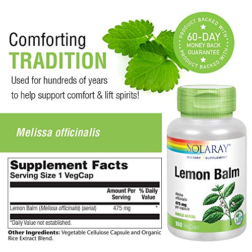vegan Lemon Balm for mental wellness