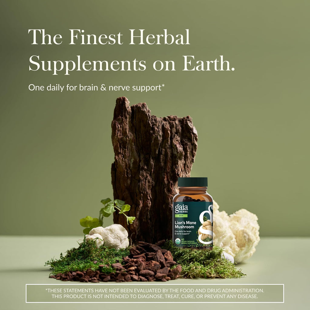 vegan lion's mane capsules for focus