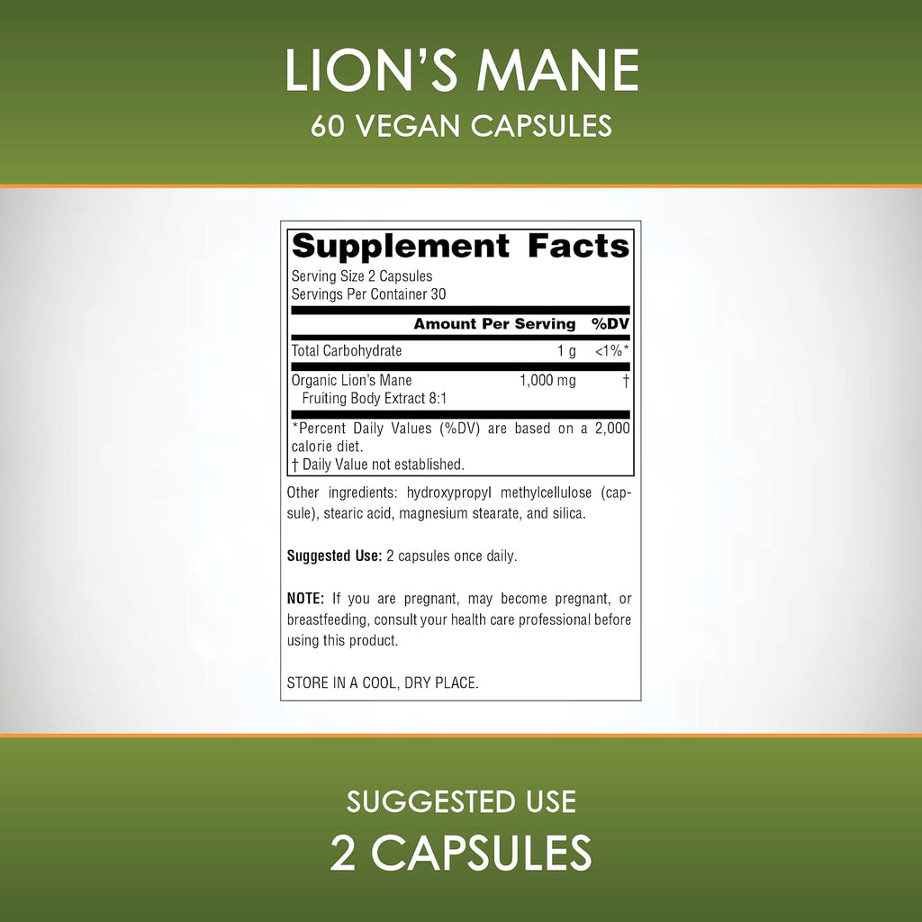 Vegan Lion's Mane for overall wellness