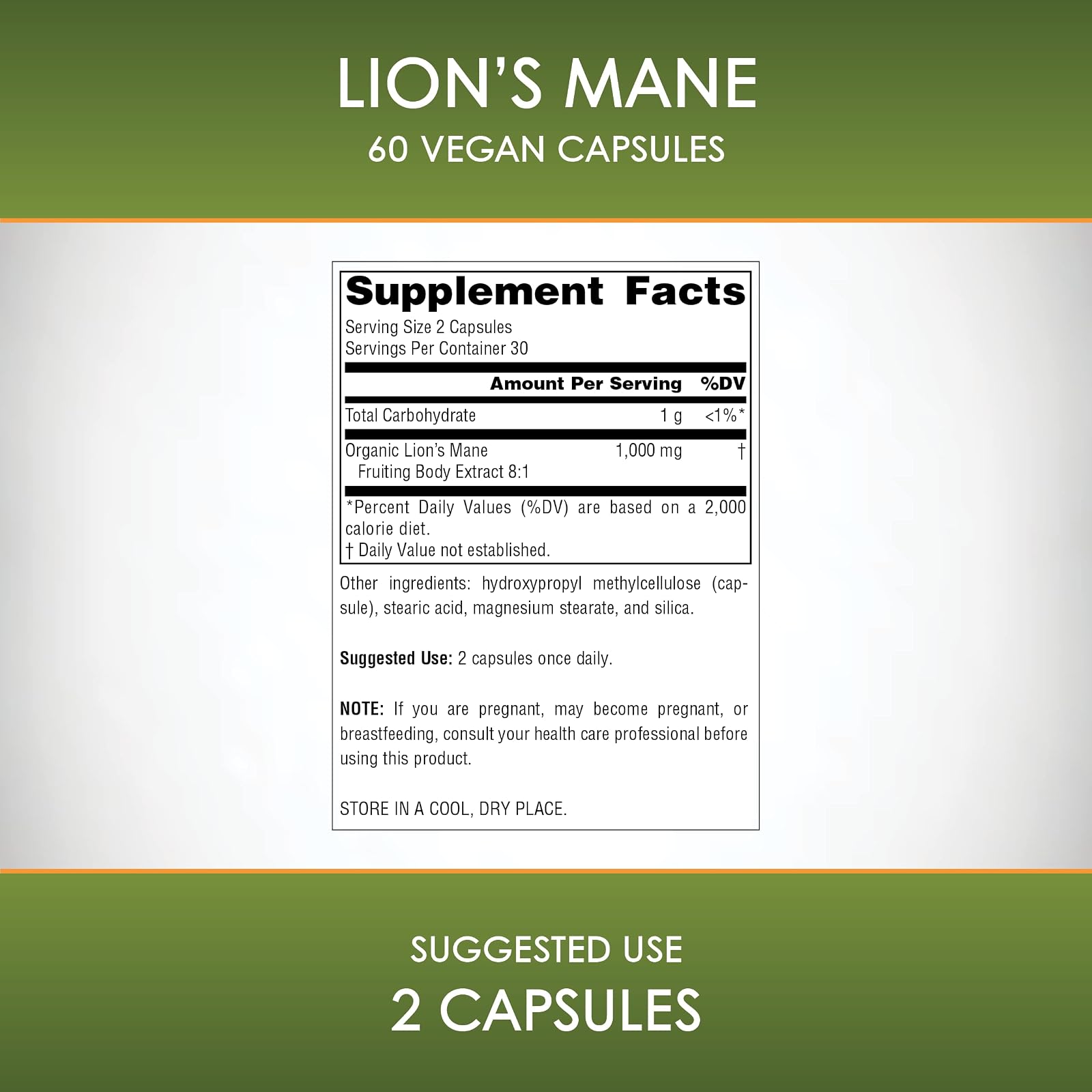Vegan Lion's Mane for overall wellness