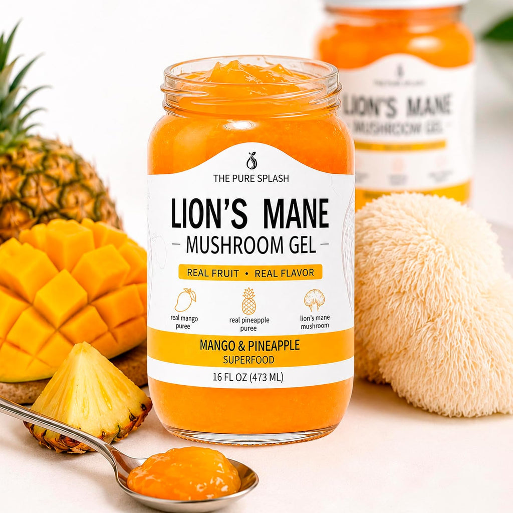 Vegan Lion's Mane gel with tropical taste