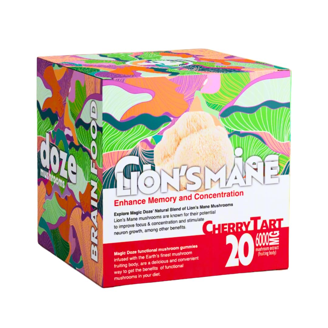 Vegan Lion's Mane mushroom gummies