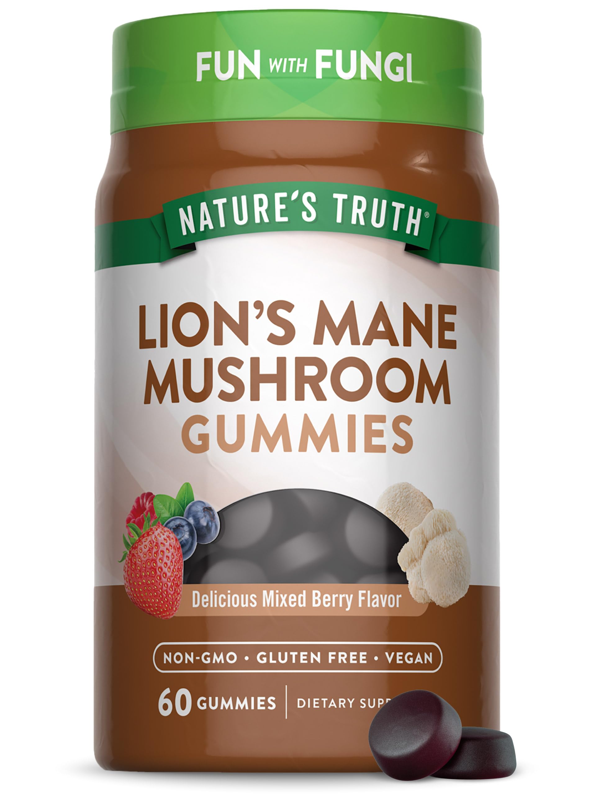 Vegan lion's mane mushroom gummies