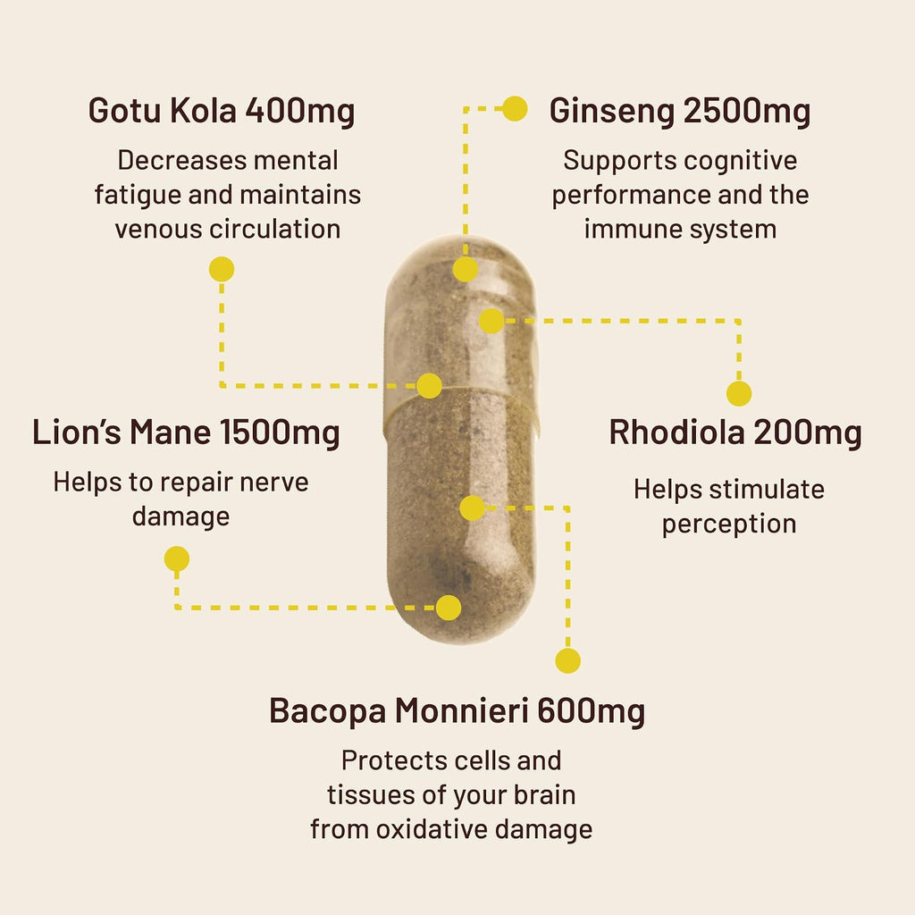 Vegan Lions Mane for cognitive support