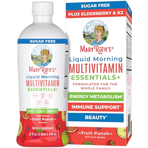 Vegan liquid multivitamin for daily health