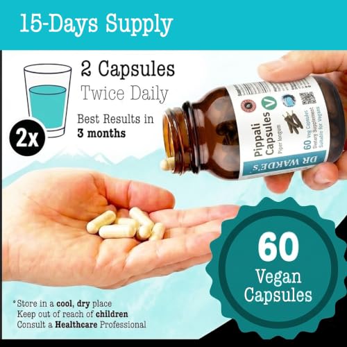 vegan long pepper health supplement