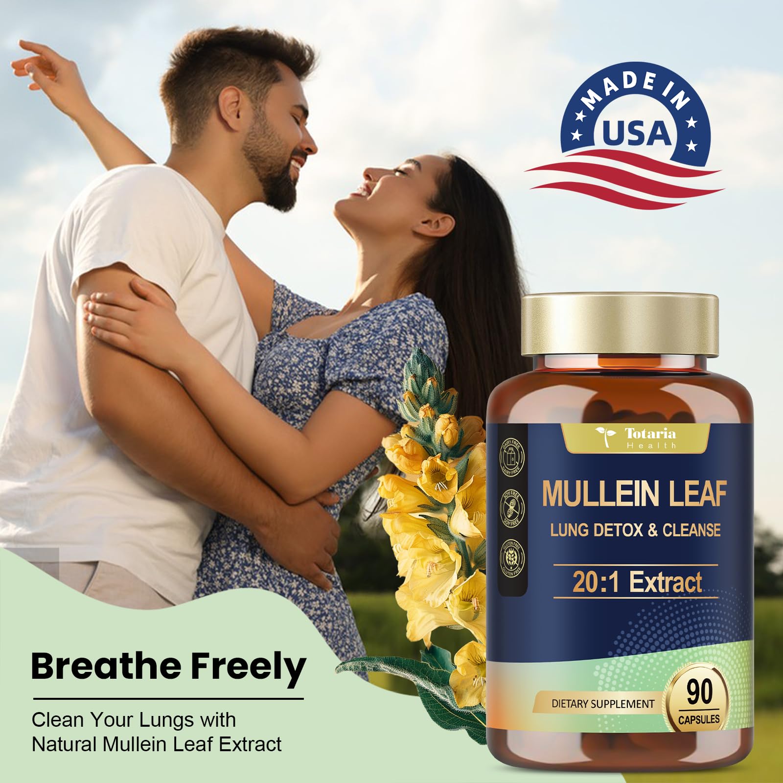 Vegan lung cleanse herbal capsules