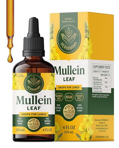 Vegan lung support with mullein