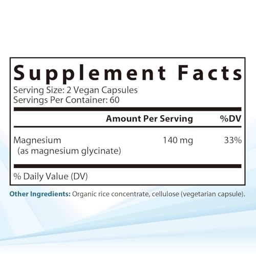 vegan magnesium capsules for health