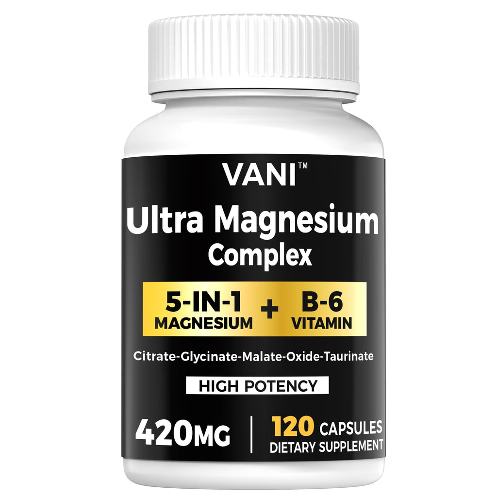 Vegan magnesium capsules for muscle support