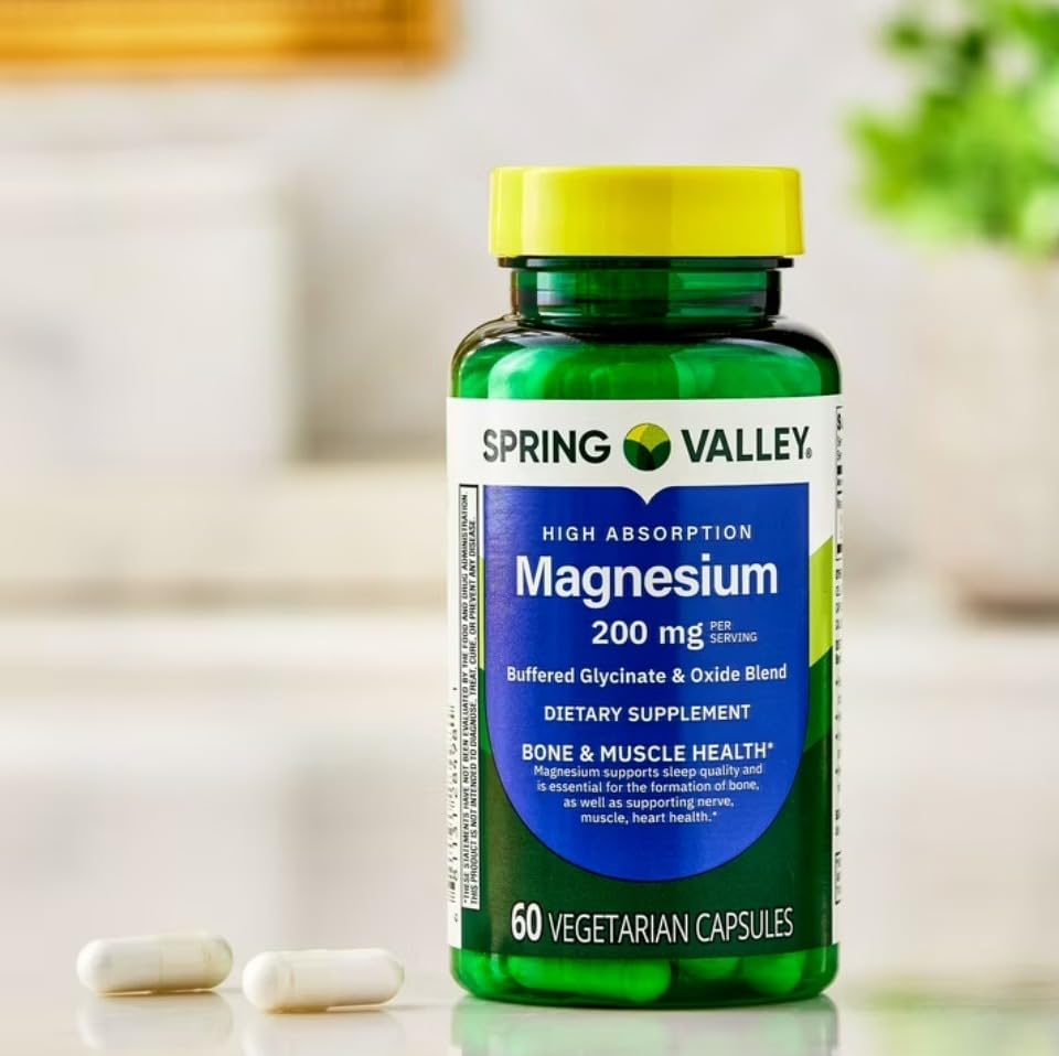 vegan magnesium capsules for muscle support