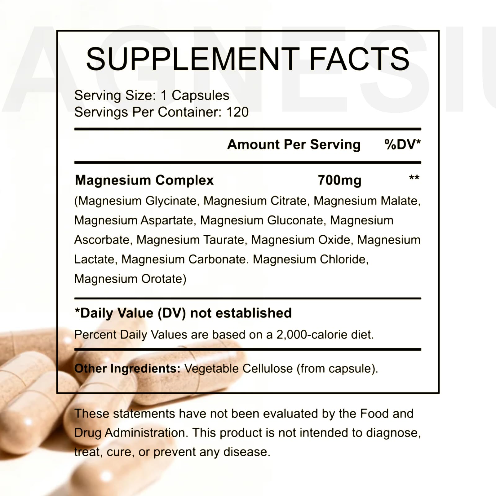 vegan magnesium capsules for relaxation