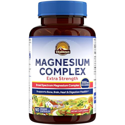 Vegan magnesium capsules for relaxation