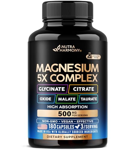 vegan magnesium capsules for stress relief