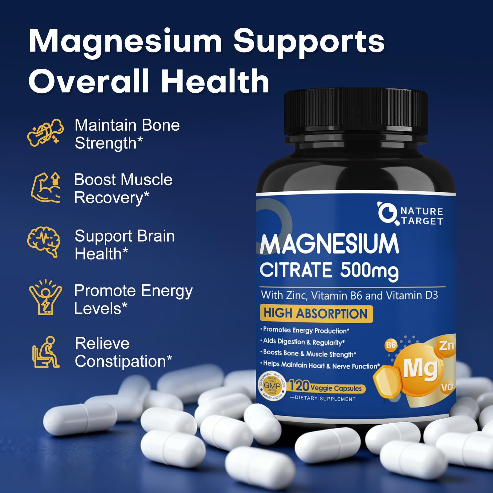 vegan magnesium citrate capsules Canada