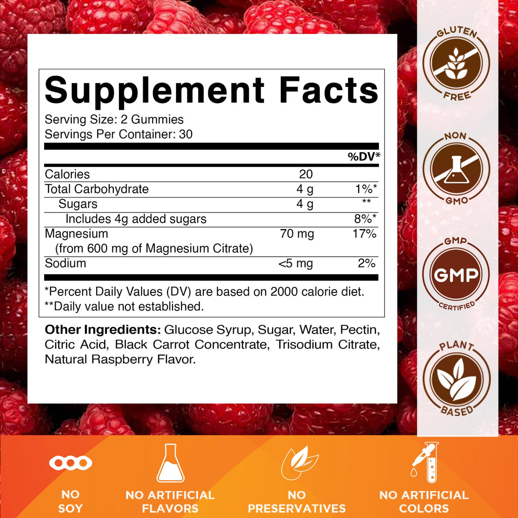vegan magnesium citrate for muscle support