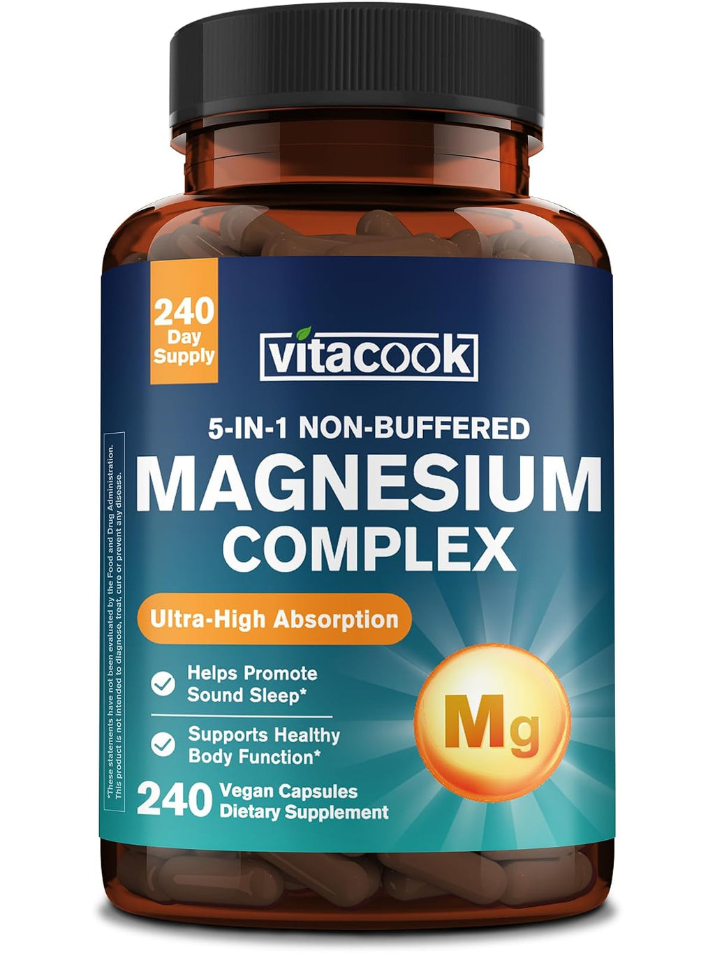 Vegan magnesium complex capsules