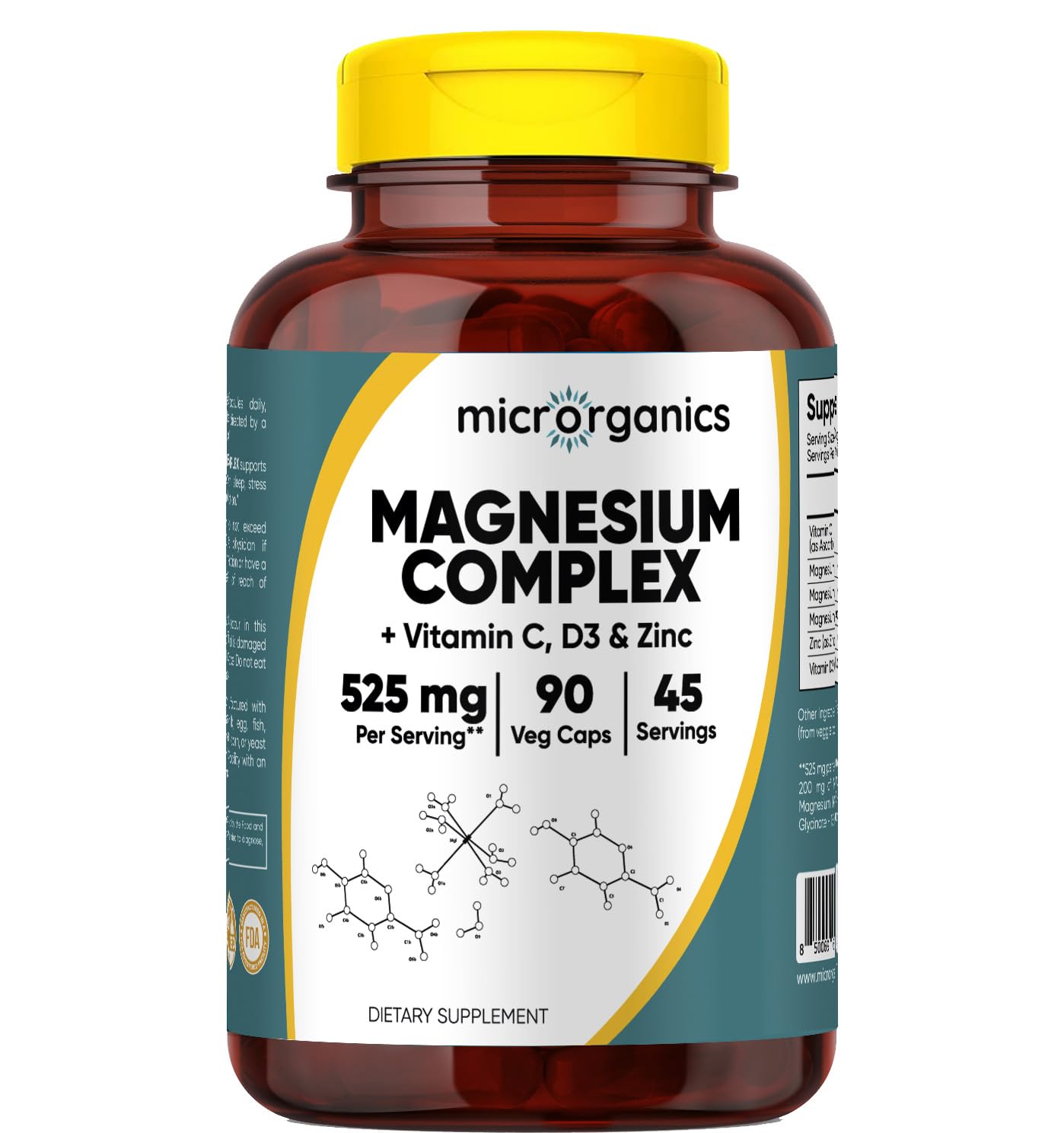 vegan magnesium complex capsules