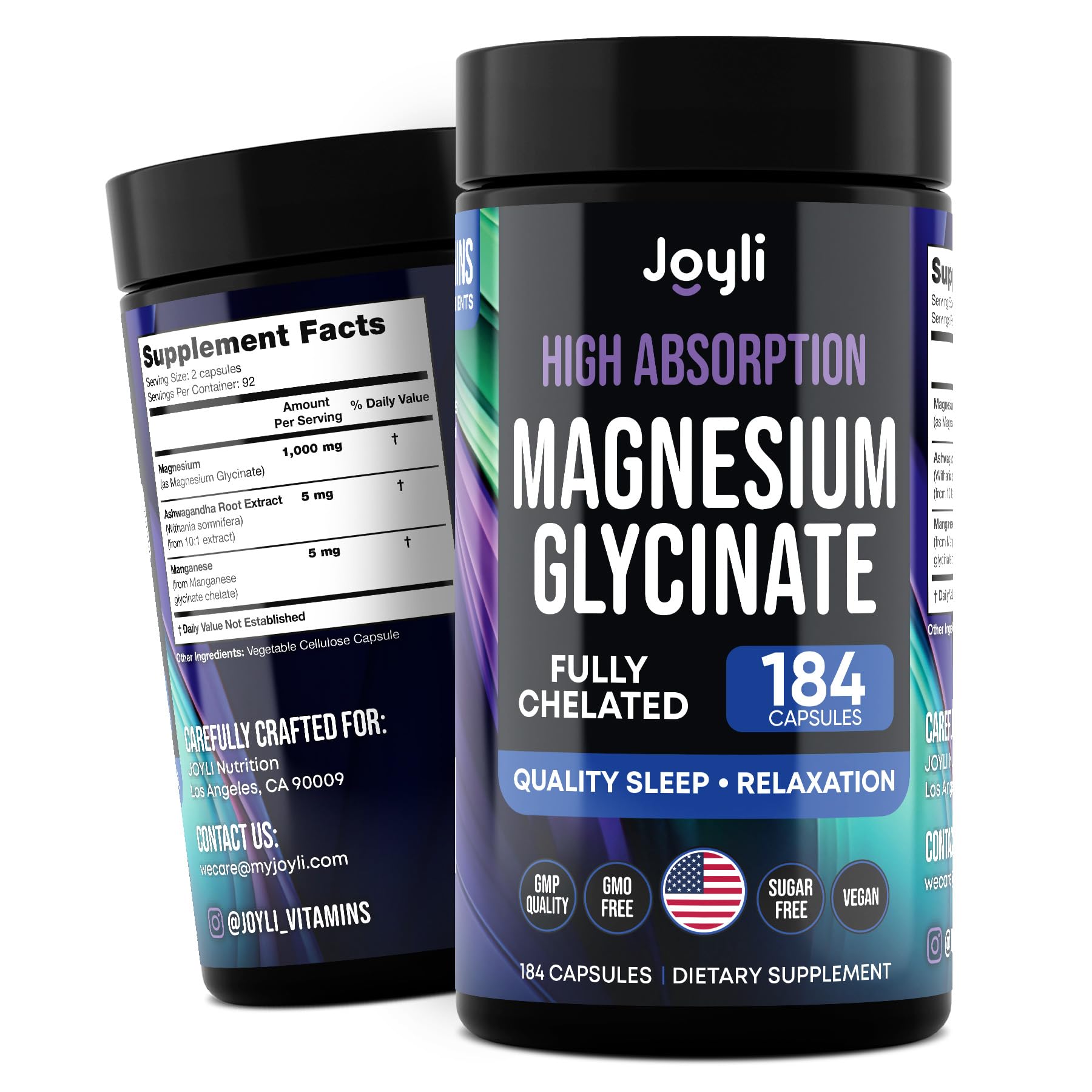 vegan magnesium glycinate capsules