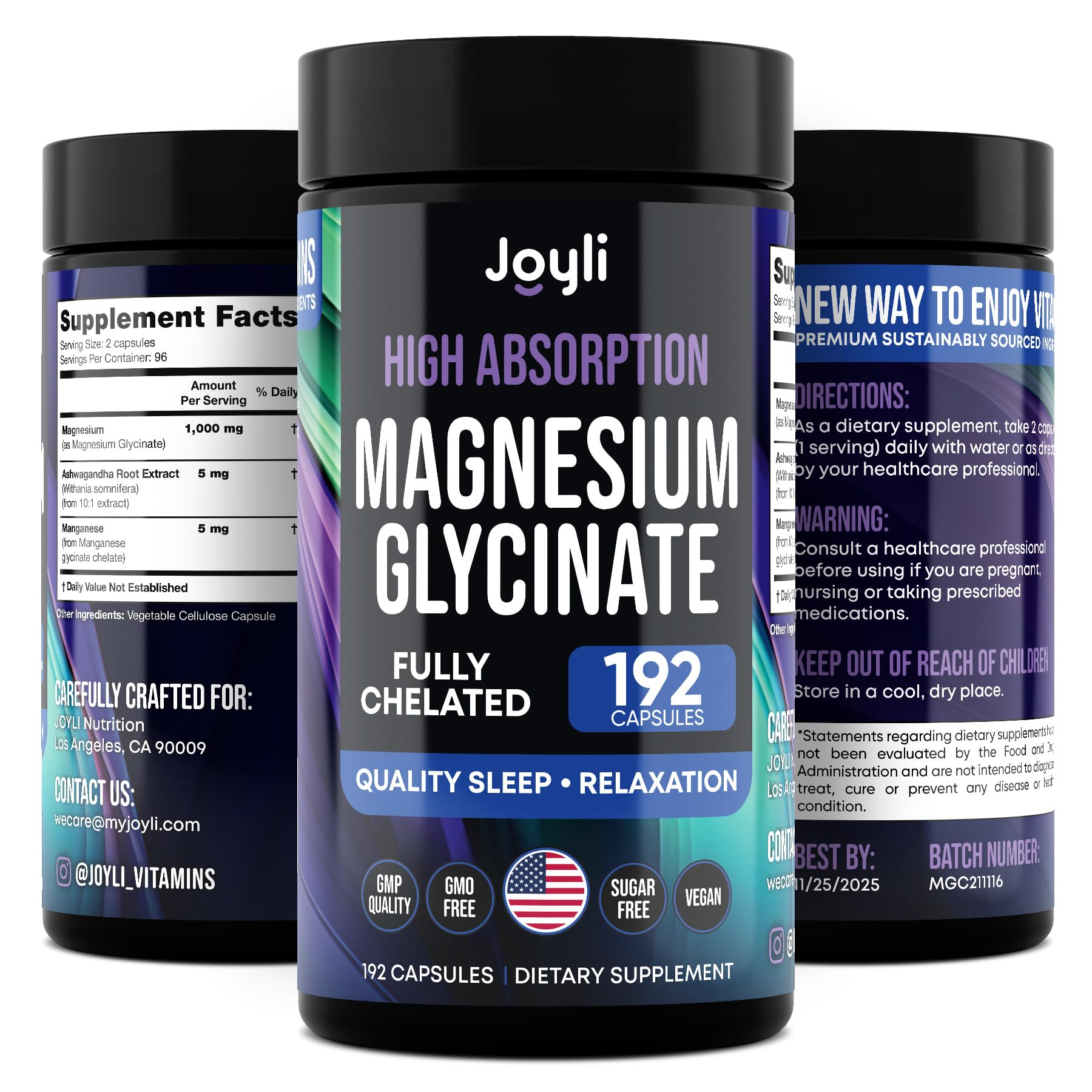 vegan magnesium glycinate capsules