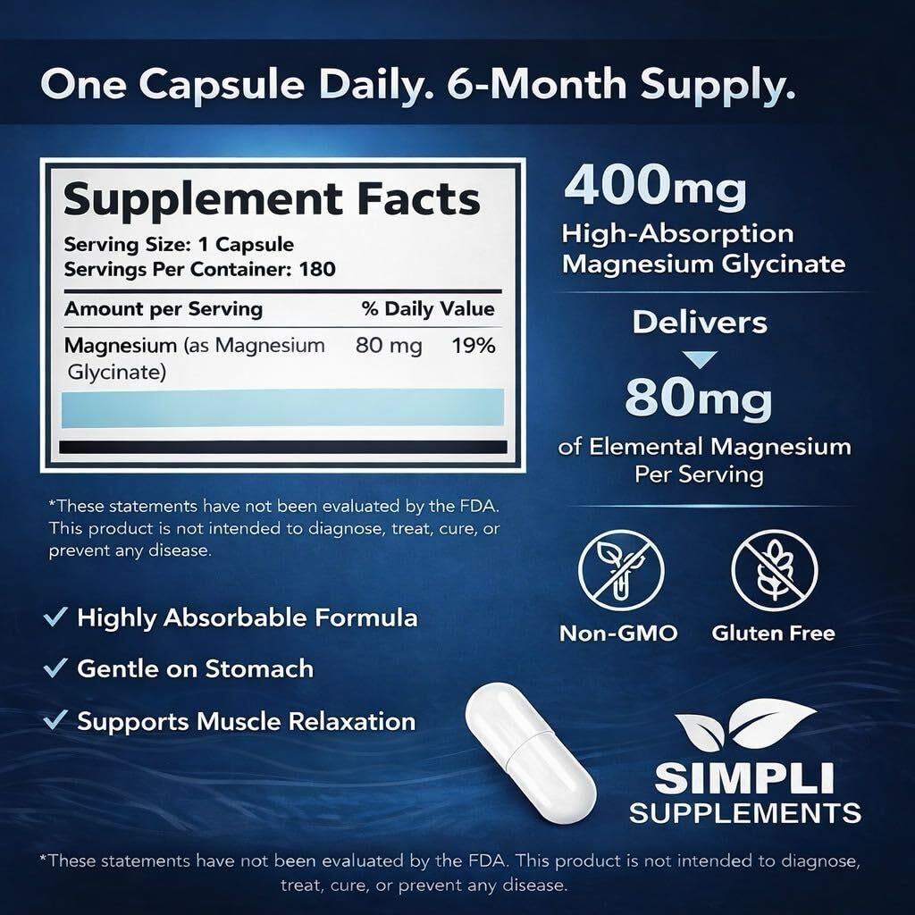 vegan magnesium glycinate for relaxation