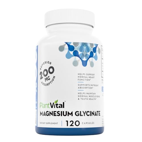 vegan magnesium glycinate supplement capsules