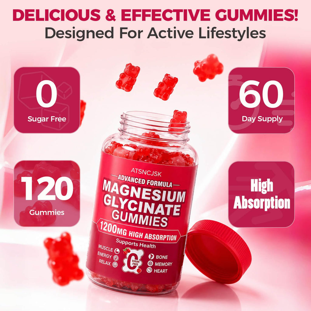 Vegan magnesium gummies for health