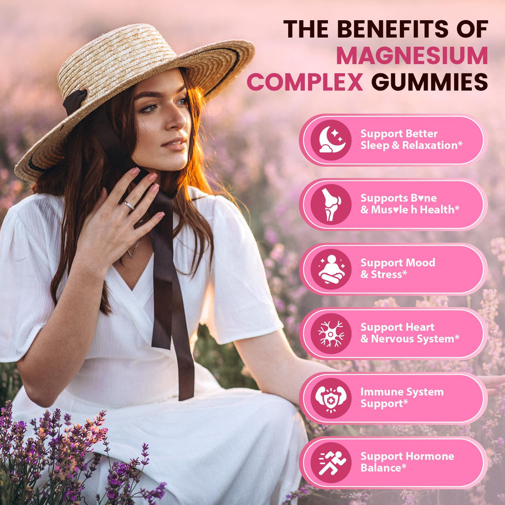 Vegan magnesium gummies for muscle health