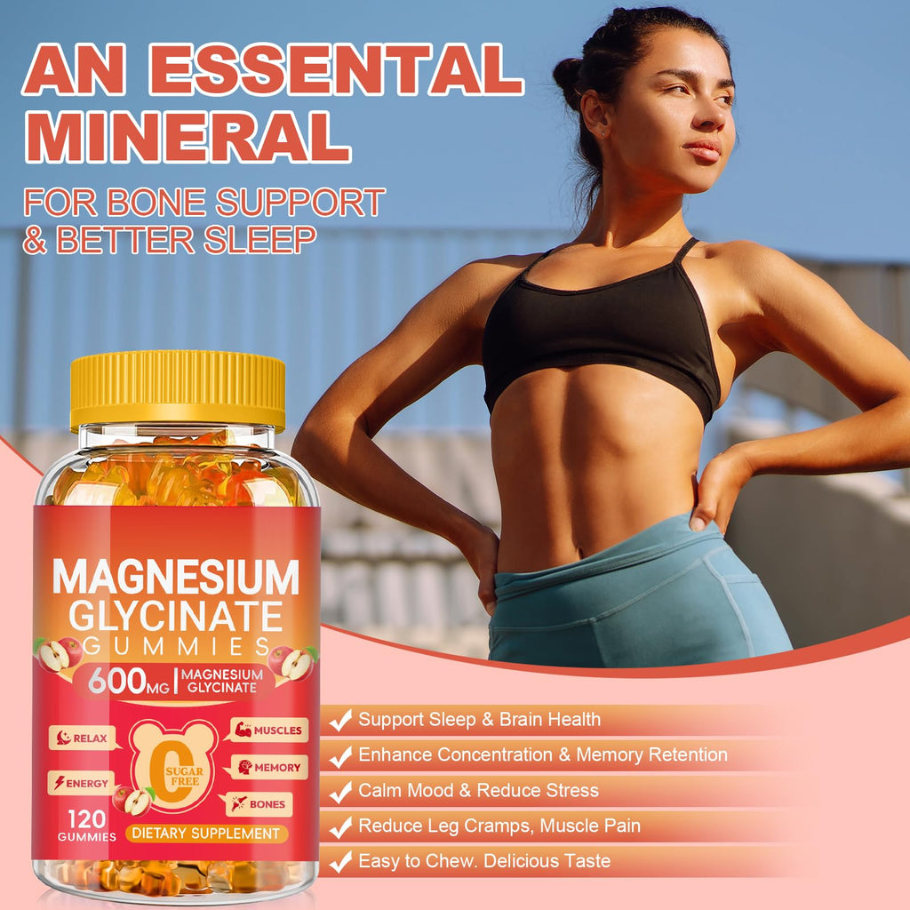 Vegan magnesium gummies for stress relief