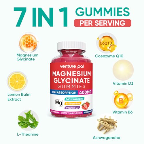 Vegan magnesium gummies with ashwagandha