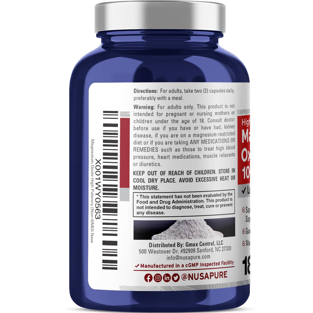 vegan magnesium oxide for better sleep