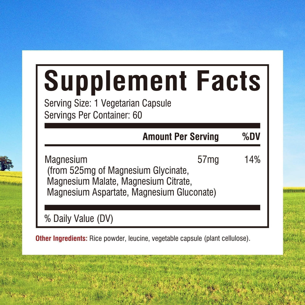 vegan magnesium supplement for energy