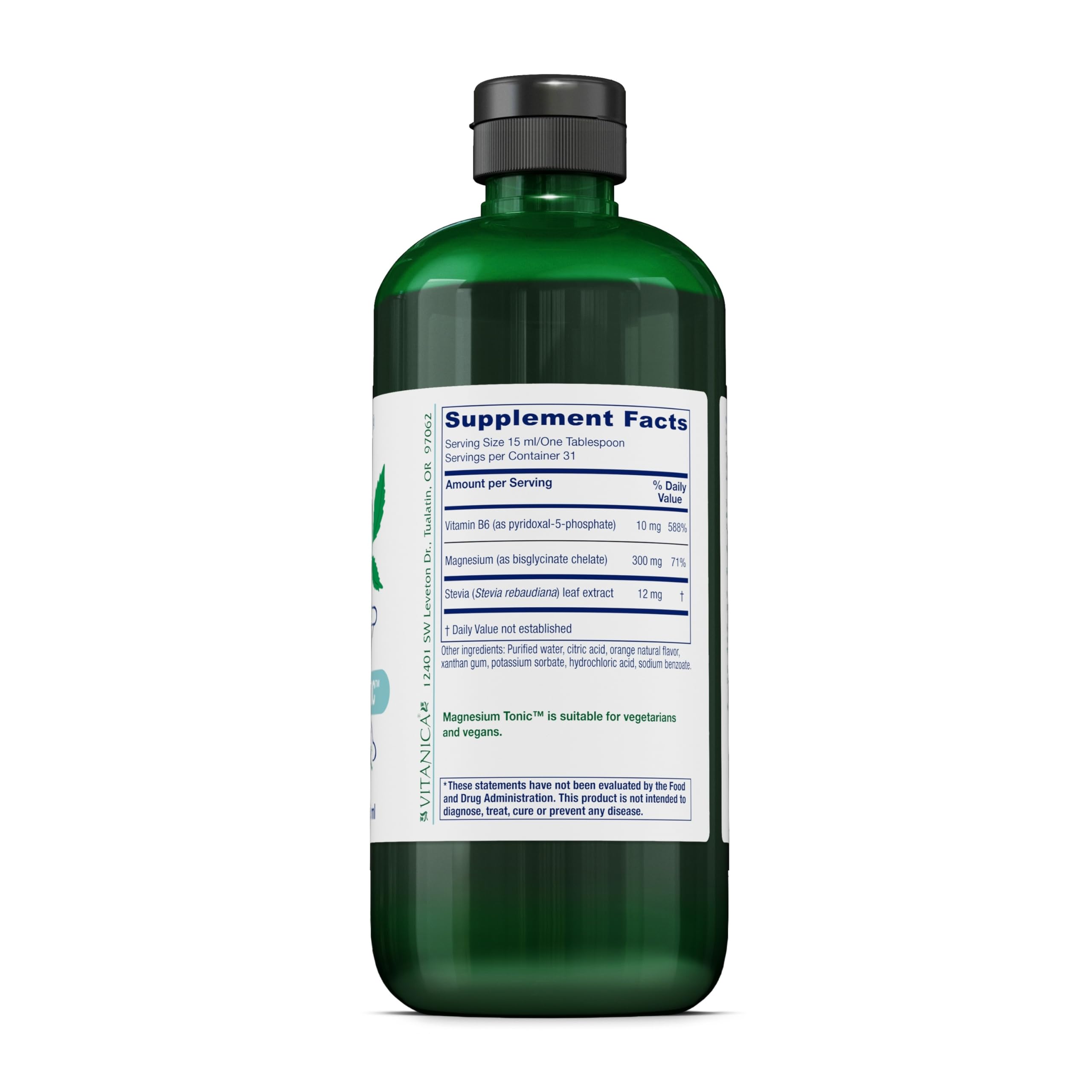 vegan magnesium supplement with vitamin B6