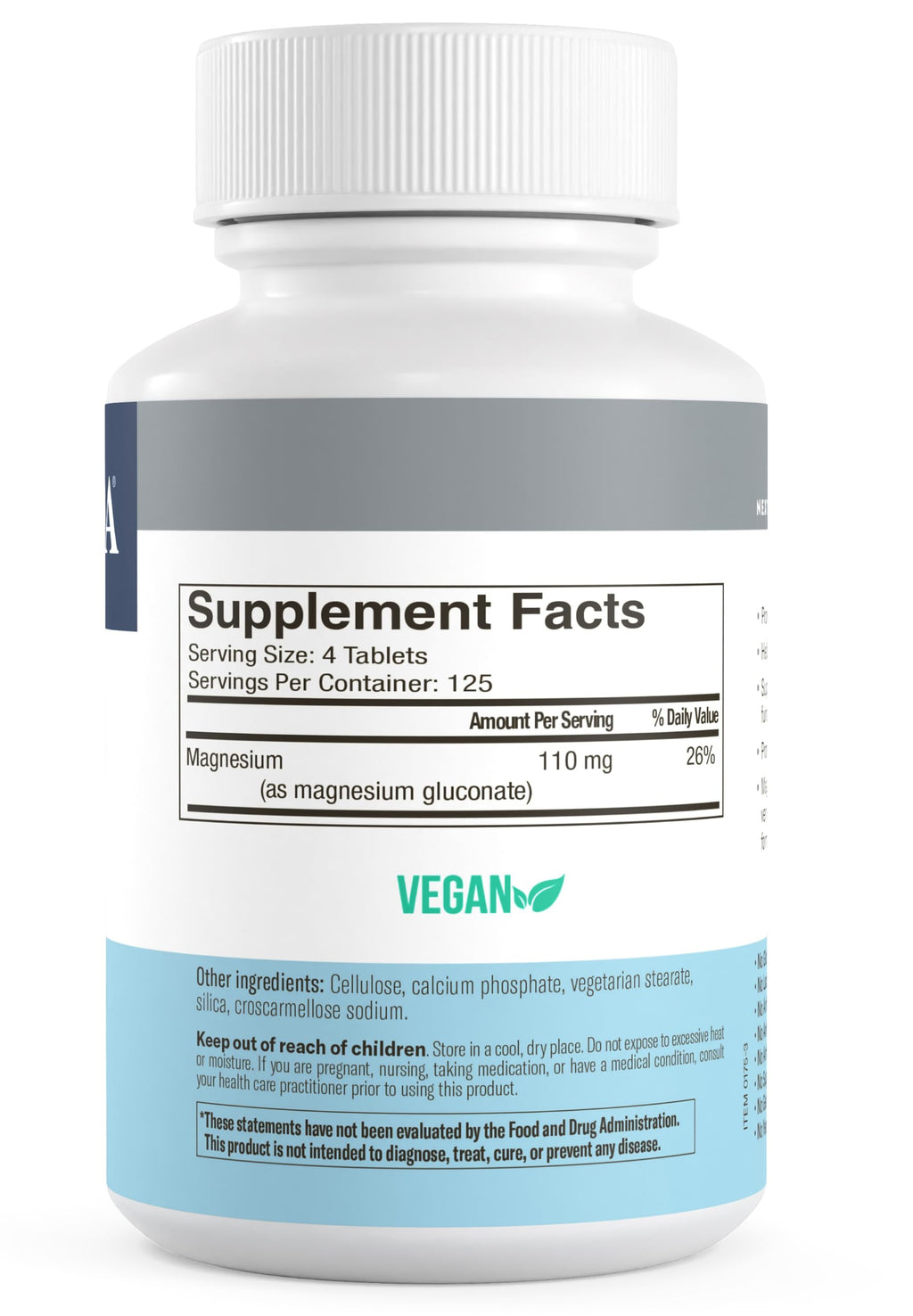 vegan magnesium tablets for bone strength