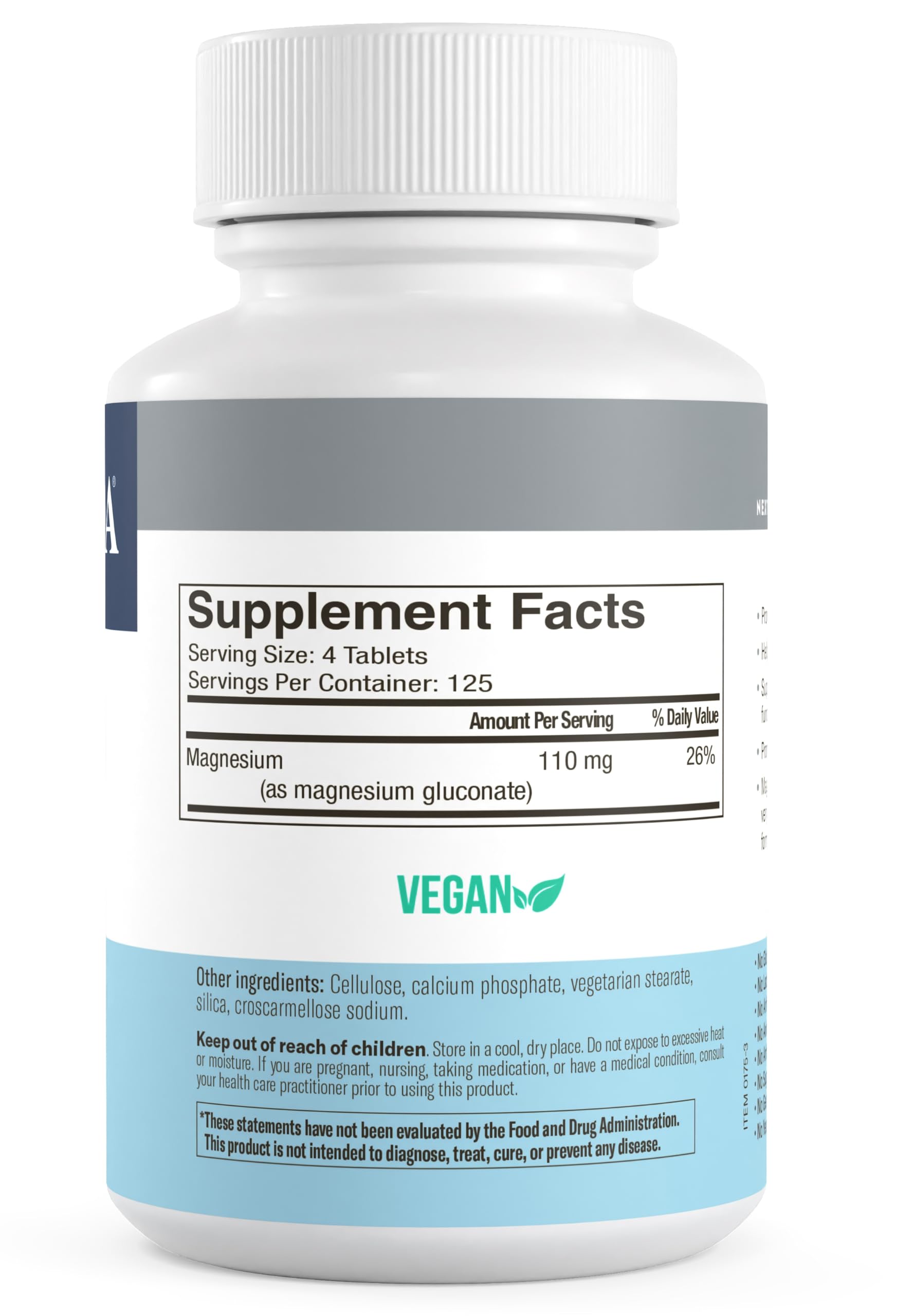 vegan magnesium tablets for bone strength